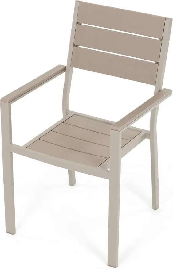 Zahradní sestava AZS-B1656 CRM, polywood, béžová (156 x 78) cm