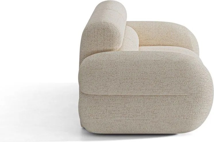 Krémová žinylková pohovka 220 cm Neo – Micadoni