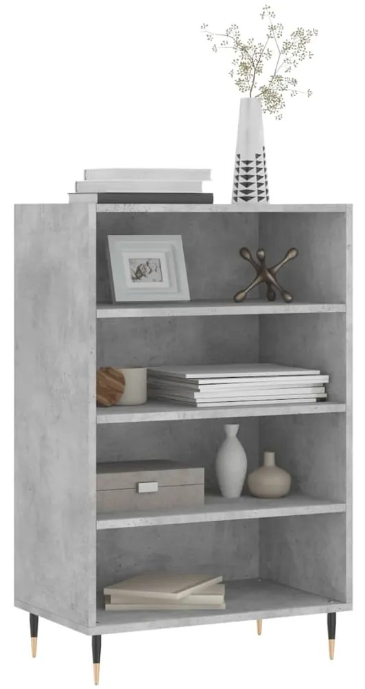 Skříň highboard betonově šedá 57 x 35 x 90 cm kompozitní dřevo