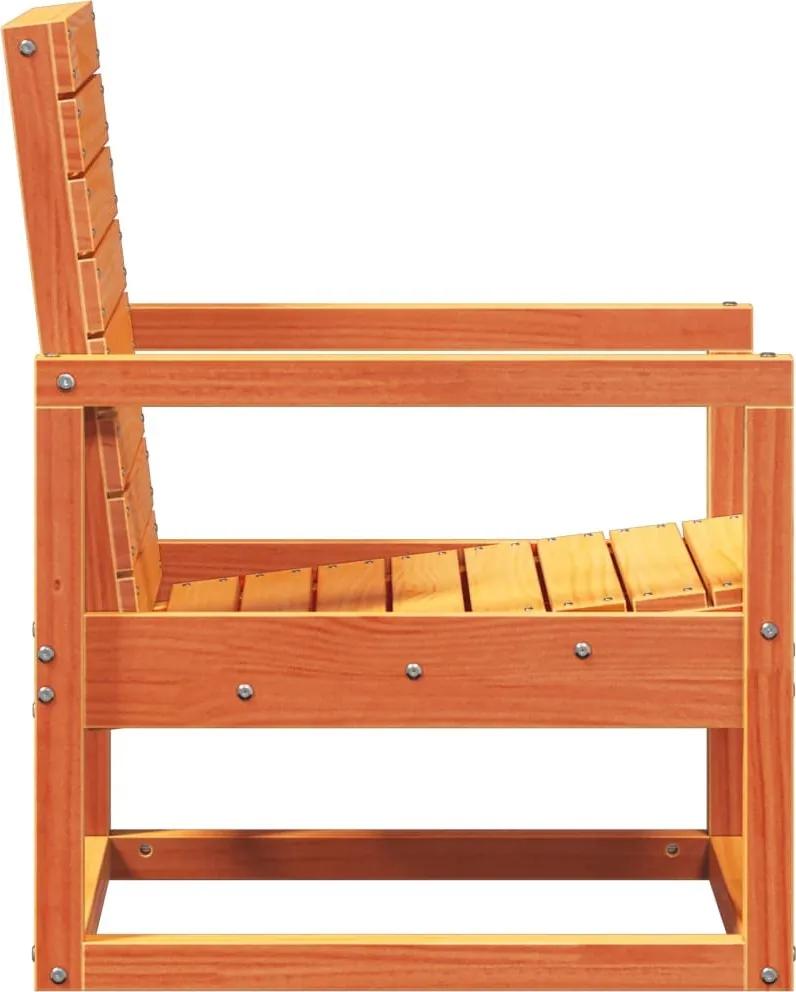 vidaXL Zahradní židle 57,5 x 63 x 76 cm masivní borové dřevo [844645] Barva: Přírodní douglaska