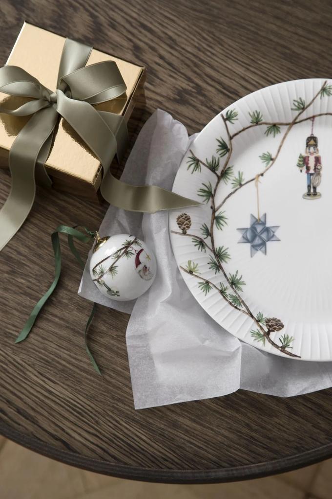 KÄHLER Porcelánová vánoční baňka Hammershøi Christmas 2019, multi barva, porcelán