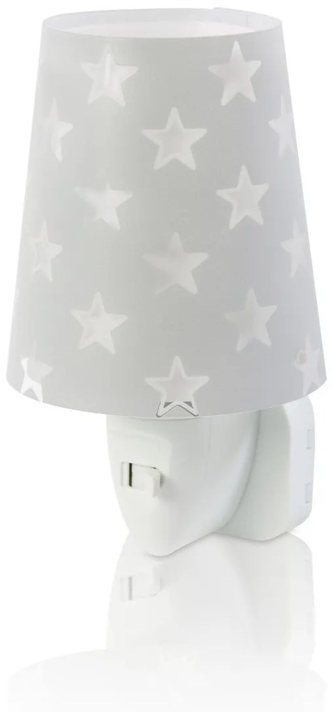 DALBER D-81215 Stars Grey šedé LED Noční světlo 1xE14