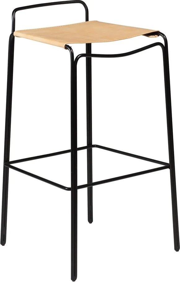 Hnědá barová stolička (výška sedáku 77 cm) Paz – DAN-FORM Denmark