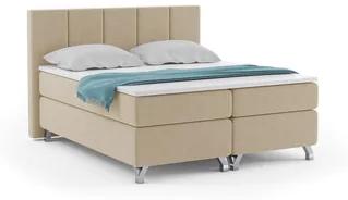 Čalouněná postel ATLANTIC včetně úložného prostoru 160x200 Béžová
