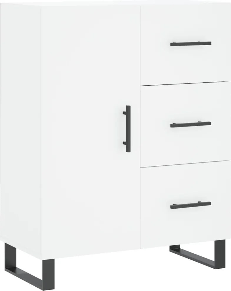 Skříň highboard bílá 69,5 x 34 x 180 cm kompozitní dřevo 3198489