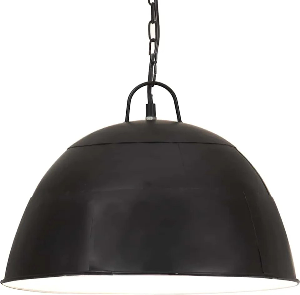 Industriální závěsné svítidlo 25 W černé kulaté 41 cm E27 320543