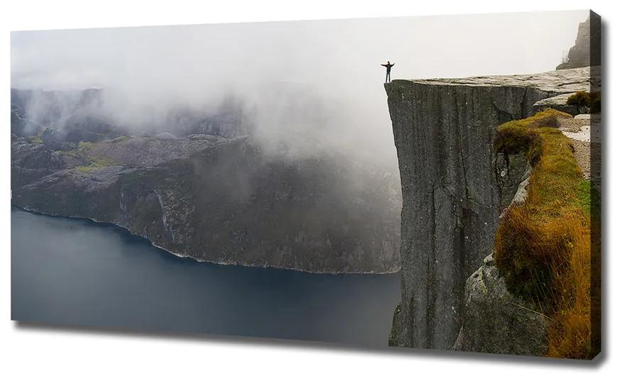 Wallmuralia Foto obraz na plátně Norsko útes 120x60 cm