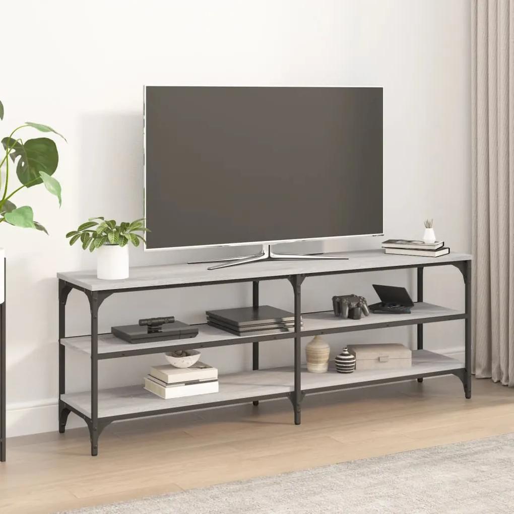 TV skříňka šedá sonoma 140 x 30 x 50 cm kompozitní dřevo