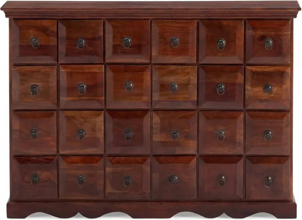 furniture-nabytek.cz - Komoda Tahoma akácie 24 šuplíku