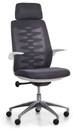 Kancelářská židle se síťovaným opěrákem SITTA WHITE, černá