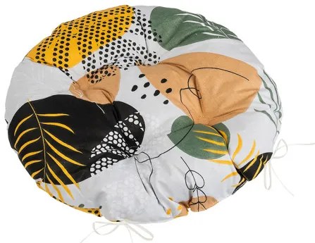 Bellatex Sedák Adéla kulatý prošívaný, Oblázky béžová - průměr 40cm