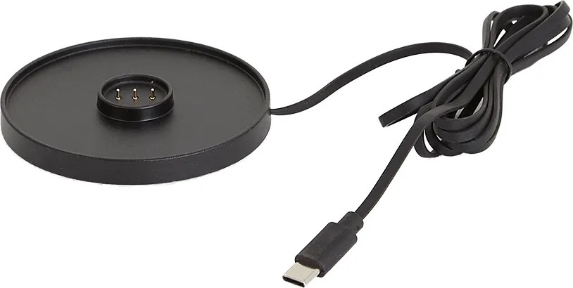 Venkovní stolní lampa černá dobíjecí vč. nabíjecí stanice IP65 - Grill