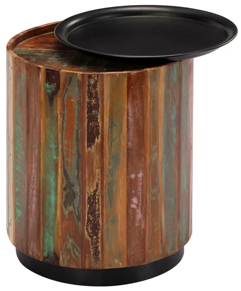 Konferenční stolek 38 x 45 cm masivní recyklované dřevo,  247657