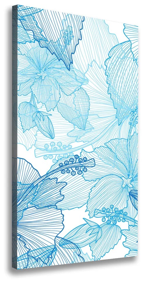 Wallmuralia Foto obraz na plátně Havajské květiny 50x100 cm