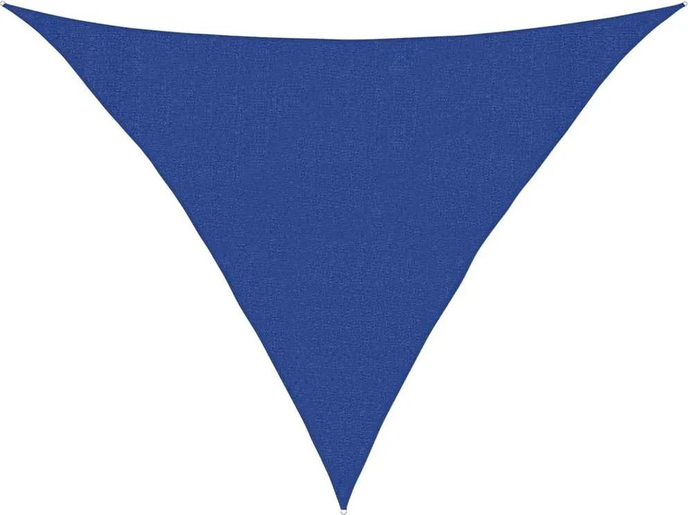 Stínicí plachta 160 g/m² modrá 3 x 3 x 4,2 m HDPE 311529