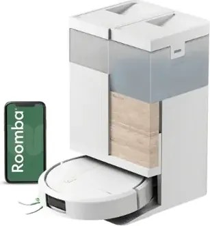 iRobot Roomba Plus 575 Combo + AutoWash dock bílá / Robotický vysavač