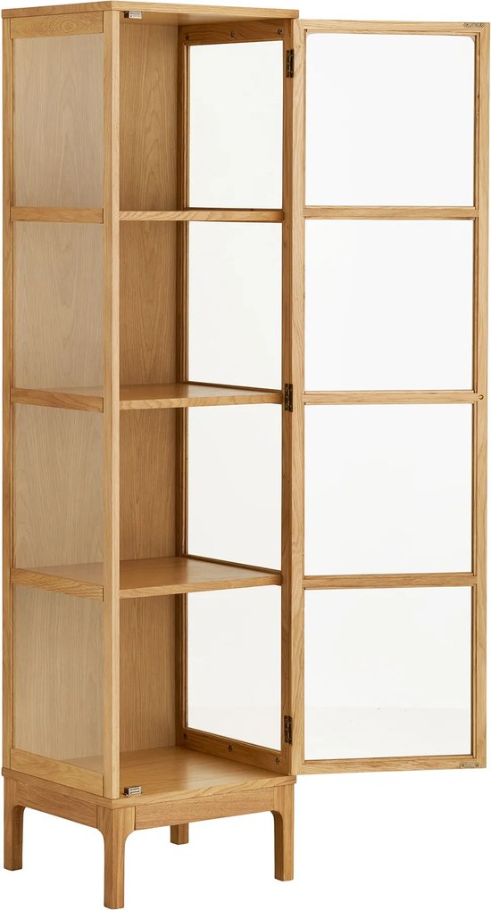 House Nordic Prosklený kabinet ZAMORA 180x47cm dub 3001500