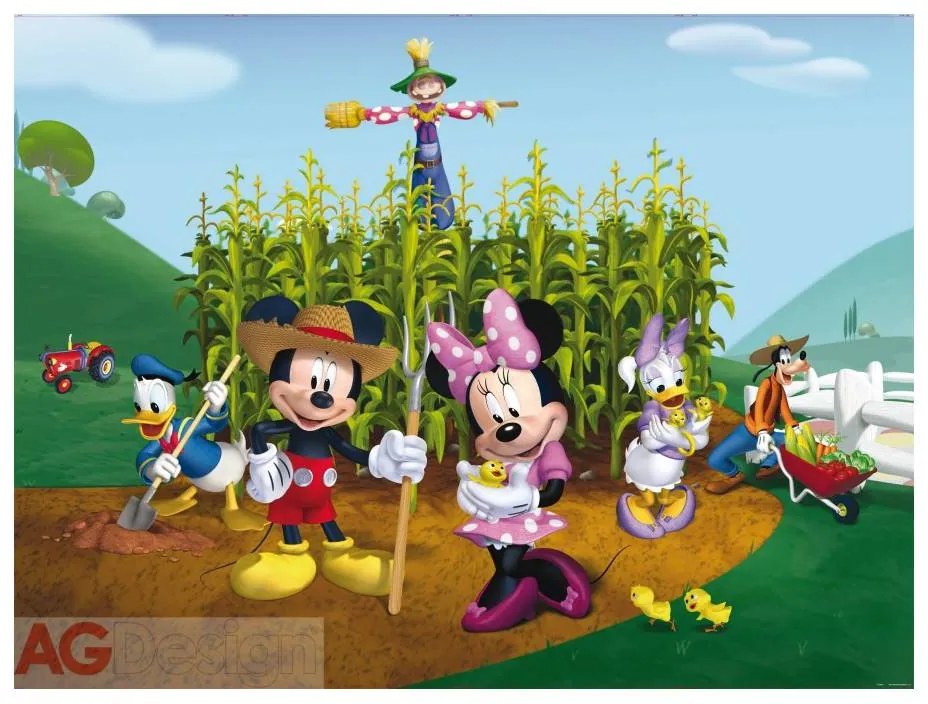 Fototapeta vliesová čtyřdílná Mickey Mouse III.