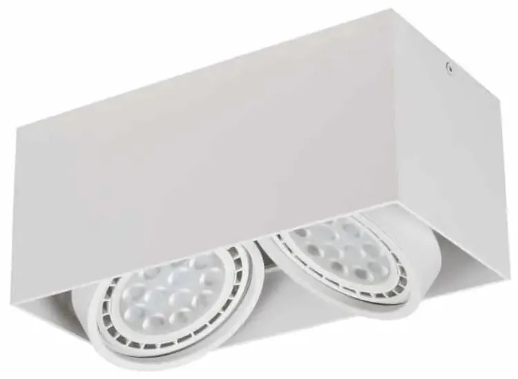 Minimalistické bodové svítidlo Cardi 2 bílá