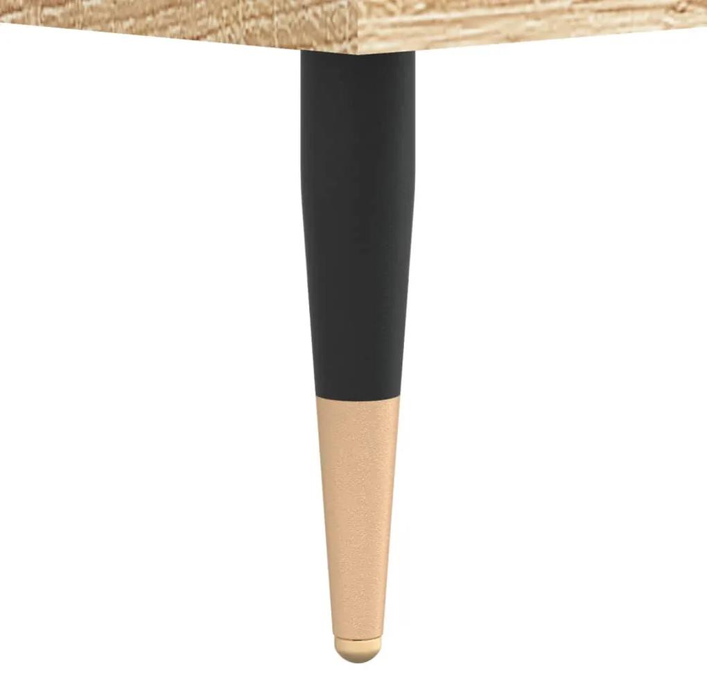 Konferenční stolek dub sonoma 50 x 46 x 35 cm kompozitní dřevo - Default Title