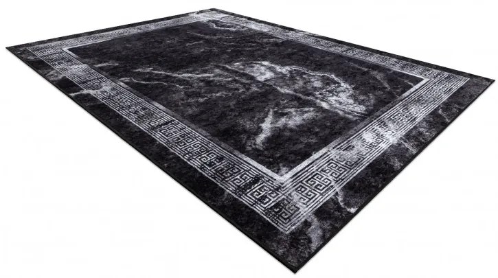 Dywany Łuszczów, Kusový koberec Miro 51278.810 Marble black / white, 120x170, černobílá, chodba / předsíň