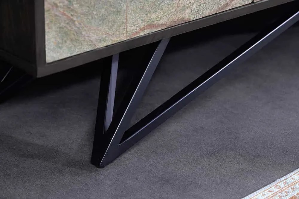 Designová komoda Quillon 175 cm přírodní kámen