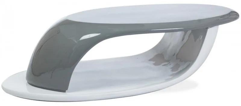 Casarredo Konferenční stolek CANON šedá/bílá