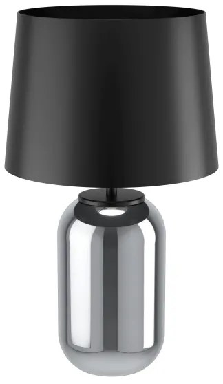 Eglo 390063 - Stolní lampa CUITE 1xE27/40W/230V černá/kouřová