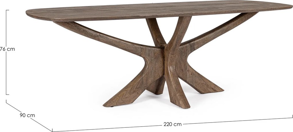 BIZZOTTO Jídelní stůl GARCIA 220 cm 8051836813007