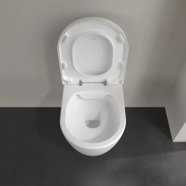 Villeroy & Boch 5656HRRW - Závěsné WC s prkénkem SoftClose AVENTO keramika/bílá