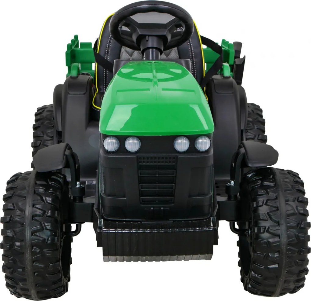 Ramiz Titánový traktor s přívěsem zelený