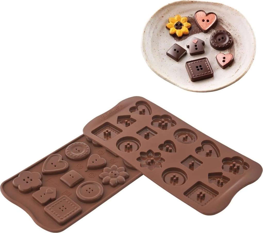 Forma na pralinky cg29 Choco Botton silikonová