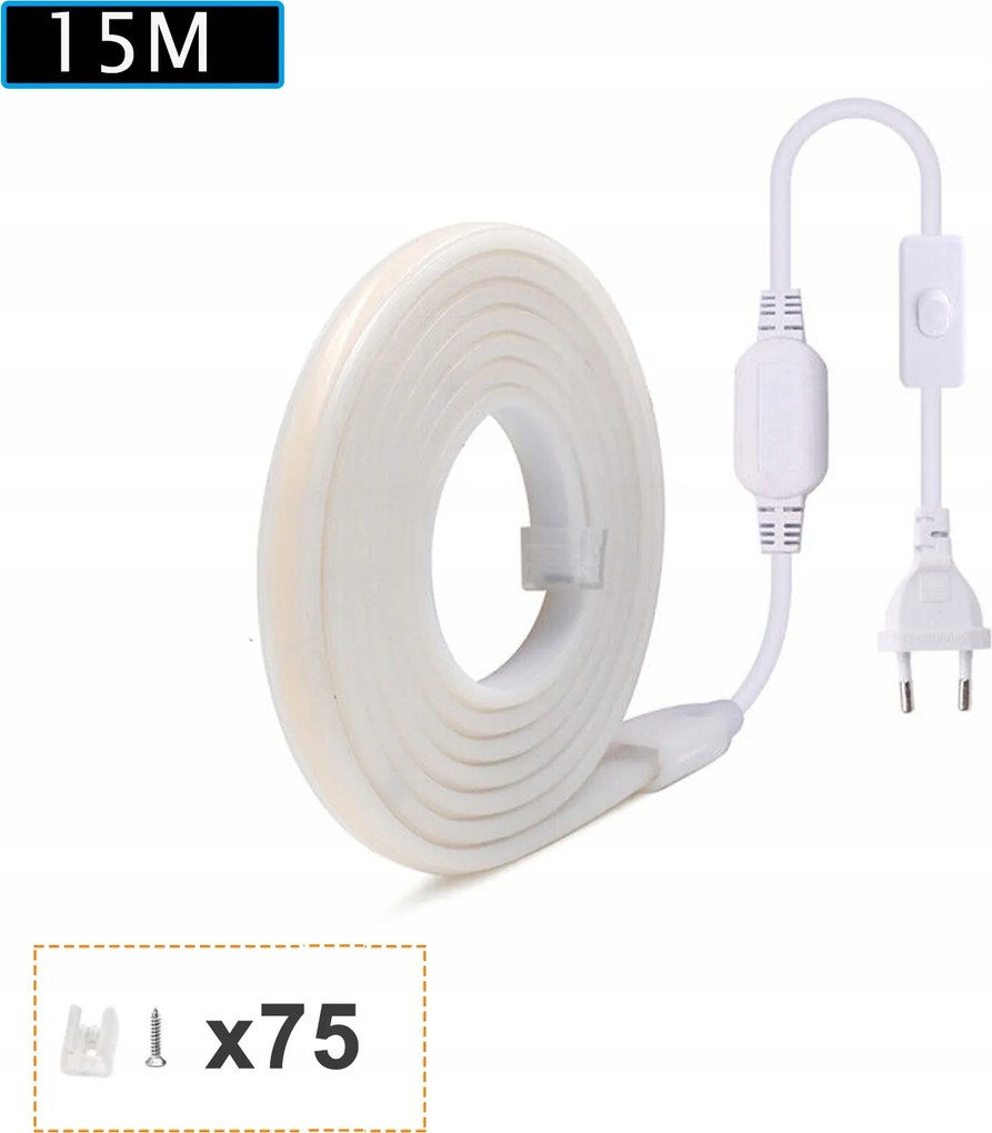 Led pásek Cob Strip 220V288 Led/m IP65 11W/m 15 m