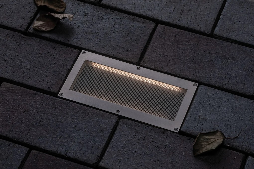 Paulmann 94239 Aron, zemní solární svítidlo se senzorem, 1,5W LED 3000K, 20x10cm, IP67