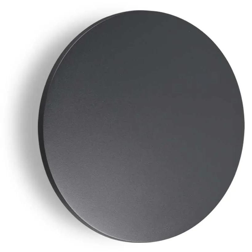 Ideal Lux Venkovní nástěnné/stropní LED svítidlo PUNTO ⌀30cm Barva: Černá