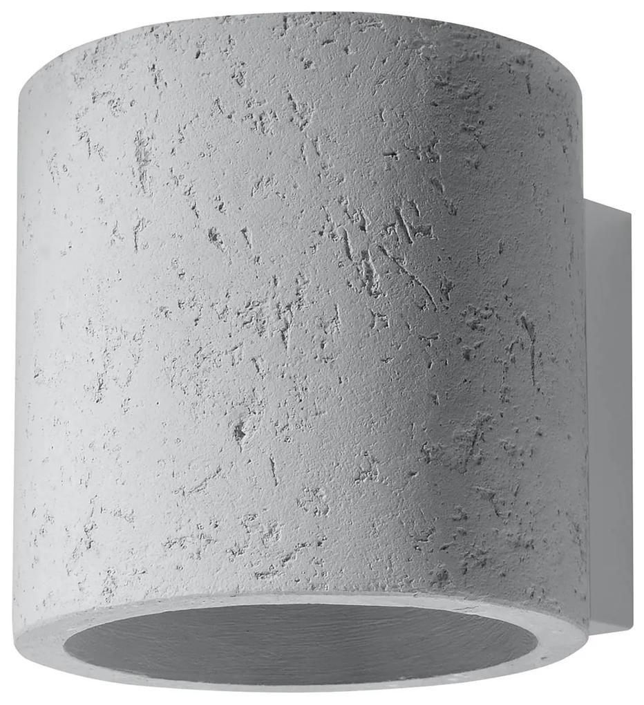 Nástěnné betonové osvětlení ORBIS, 1xG9, 40W Sollux lighting ORBIS SL.0486