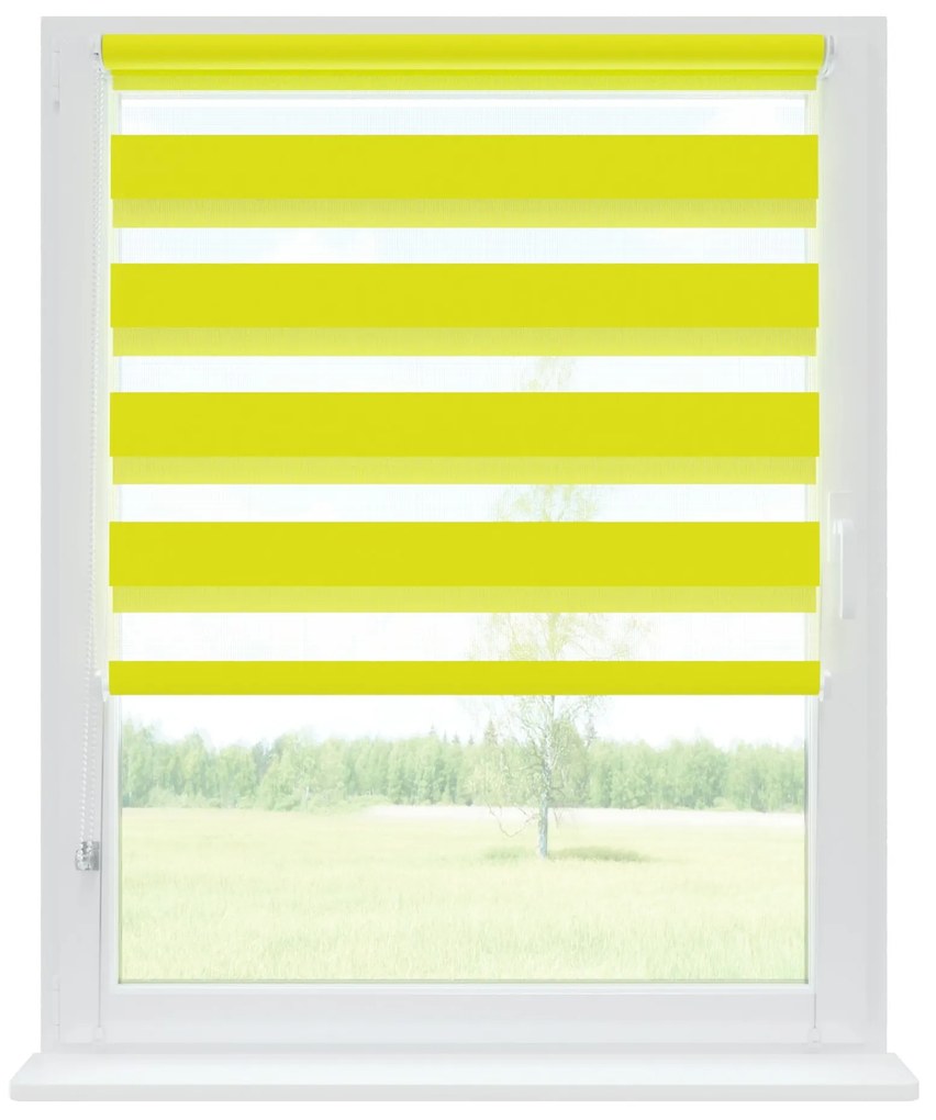 Roleta Den Noc neinvazivní soft Limetka 34x220 cm