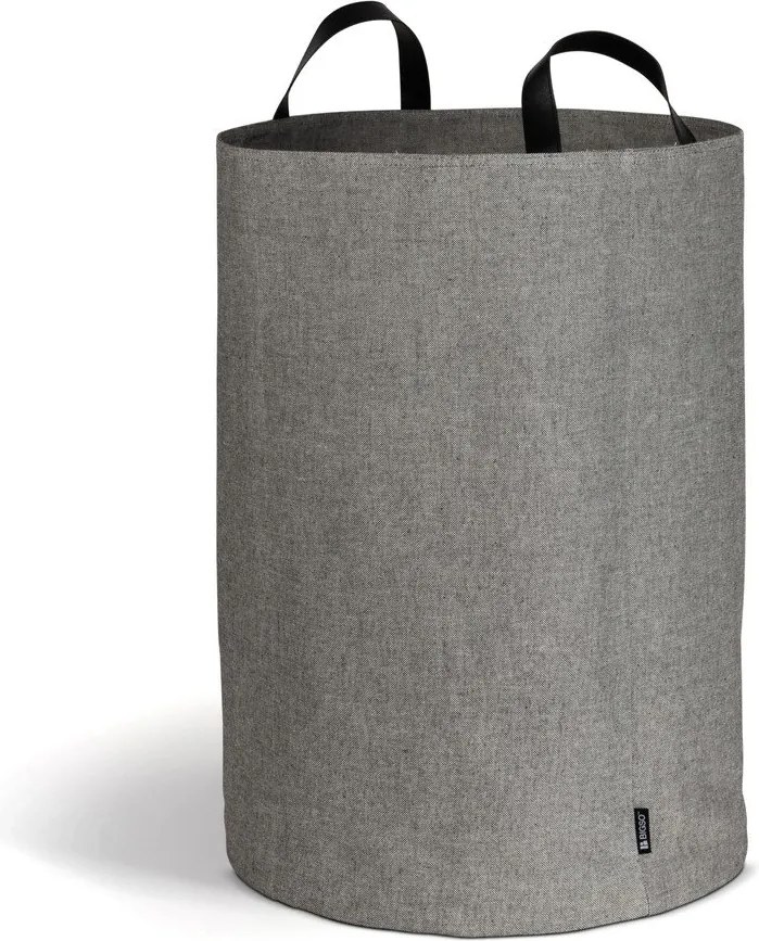 Šedý látkový koš na prádlo 69 l Soft Storage – Bigso