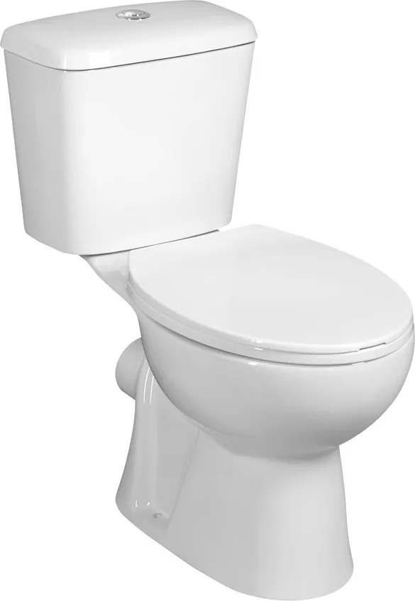 Aqualine Aqualine, JOSE WC kombi, dvoutlačítko 3/6l, zadní odpad, bílá, PS8812