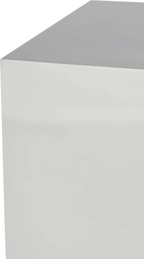 Podstavec PODEST, výška 60 cm, sklolaminát, bílý lesk