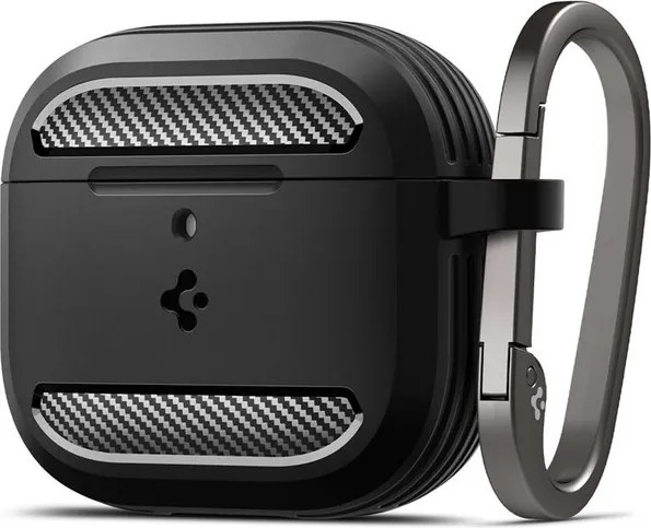 Spigen Rugged Armor pouzdro AirPods 4 matně černé