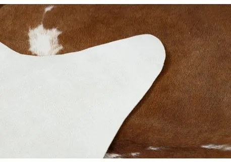 Dywany Luszczow Koberec umělá hovězí kůže G5070-2 Hnědo-bílá kůže Rozměr koberce: 180 x 220 cm