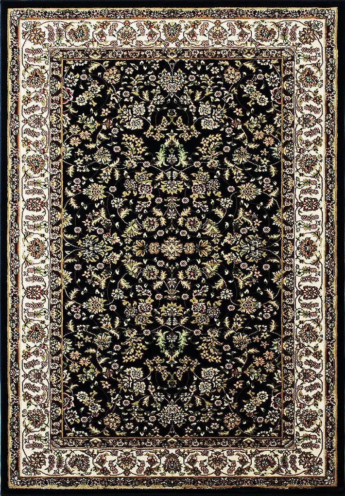 Berfin Dywany Kusový koberec Anatolia 5378 S (Black) - 200x300 cm