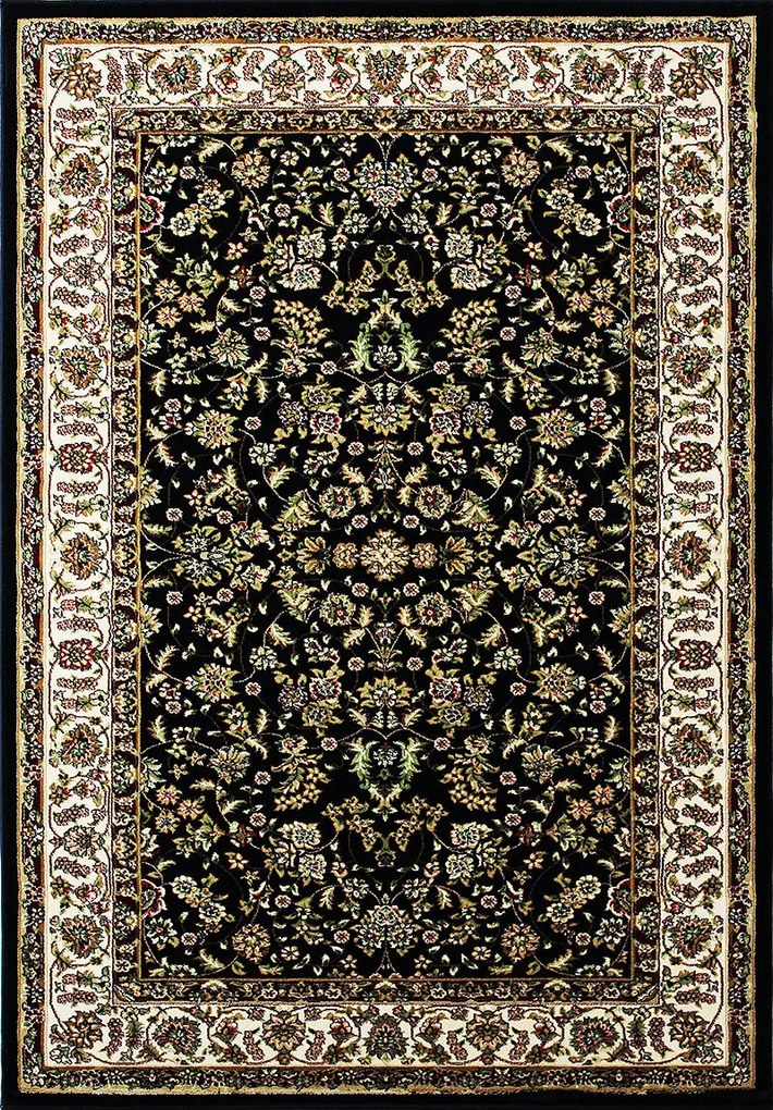 Berfin Dywany, Kusový koberec Anatolia 5378 S (Black), 300x400, černá, kancelář