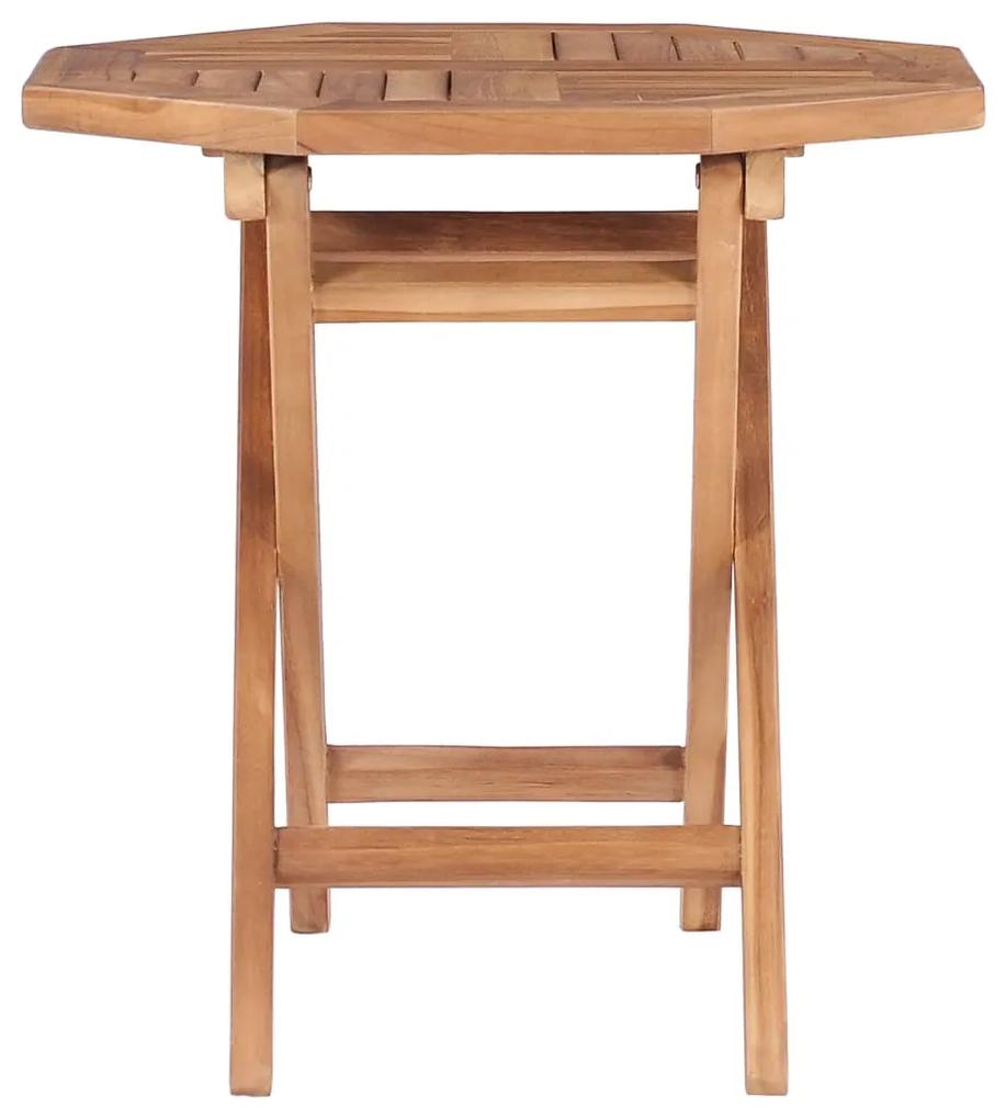Skládací zahradní stůl 45 x 45 x 45 cm masivní teakové dřevo - Default Title