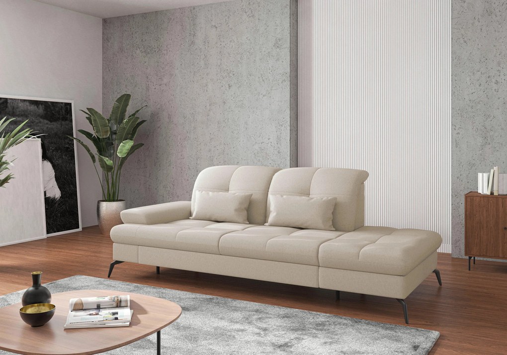 XXXLutz LENOŠKA, textil, krémová Sit & More - Online Only sedačky - 000144009681