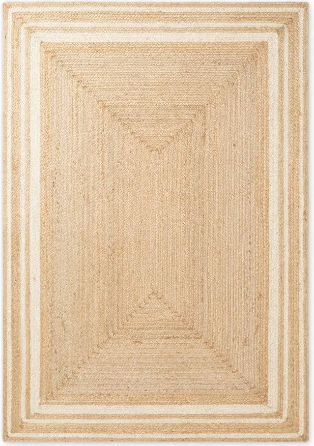 Krémový/v přírodní barvě oboustranný/ručně tkaný jutový koberec 80x150 cm Looma – Hanse Home
