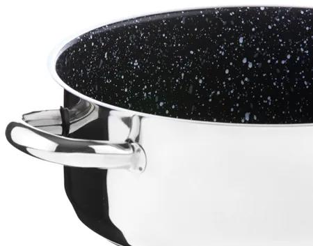 KOLIMAX - české nerezové nádobí Sada nádobí KOLIMAX CERAMMAX PRO STANDARD - granit černá, 8 ks