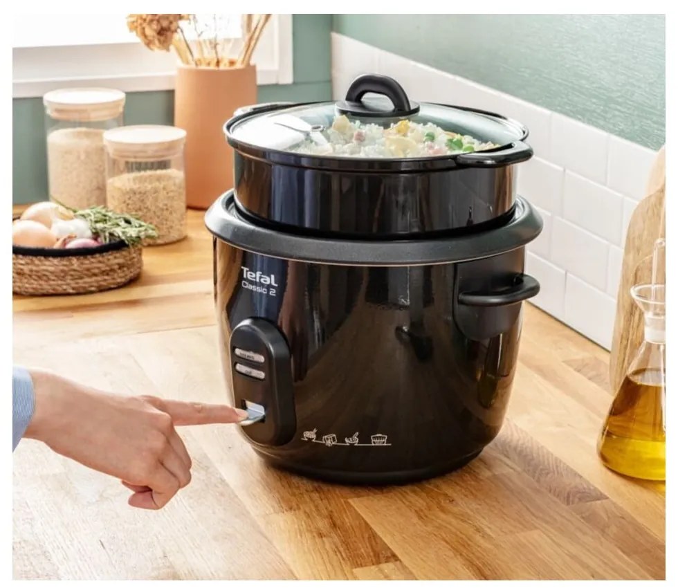 Černý rýžovar RK103811 – Tefal