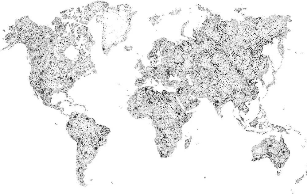 Sandberg Tapeta World Map 630-09